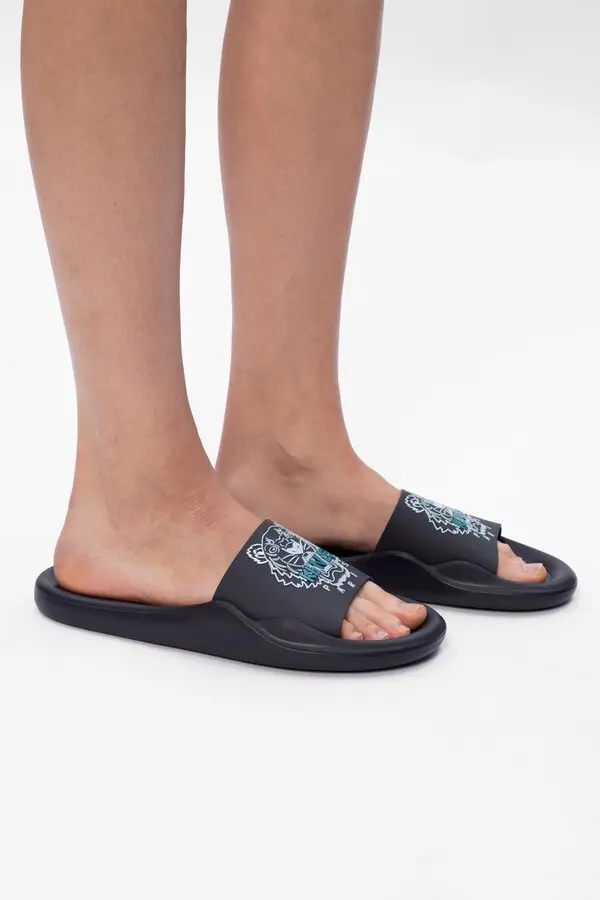 Kenzo Tiger Logo Pool Slides