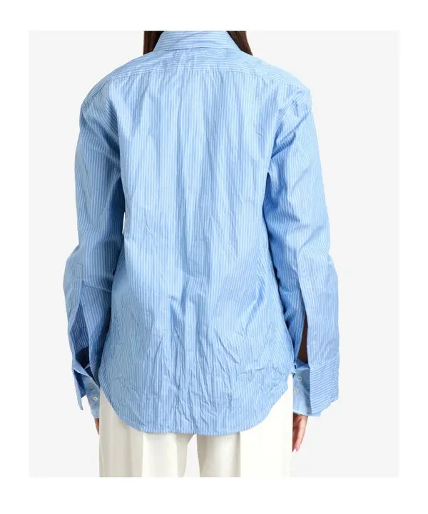N.21 Layered Striped Cotton Shirt