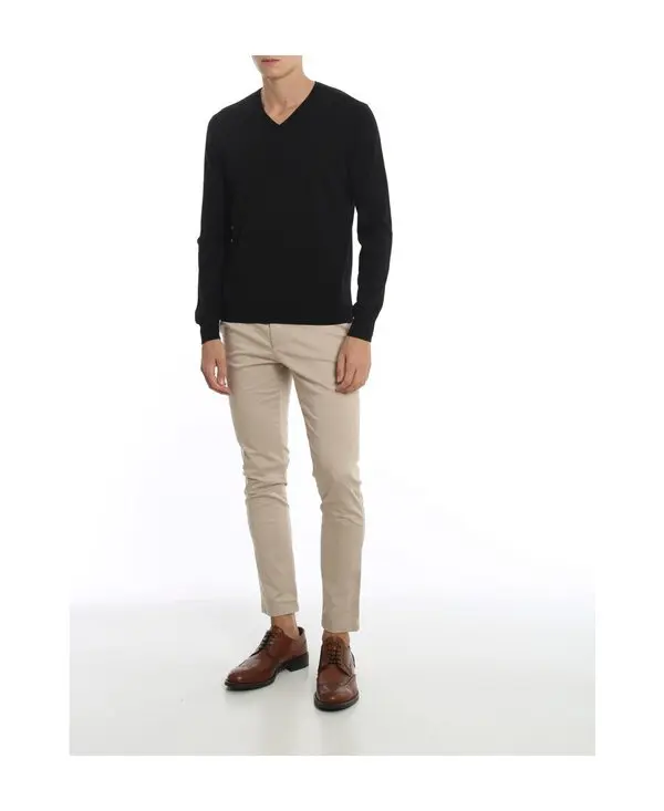 DRUMOHR V-neck Jumper - Black