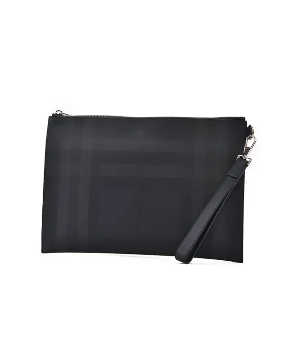 Burberry Logo Print Wristlet