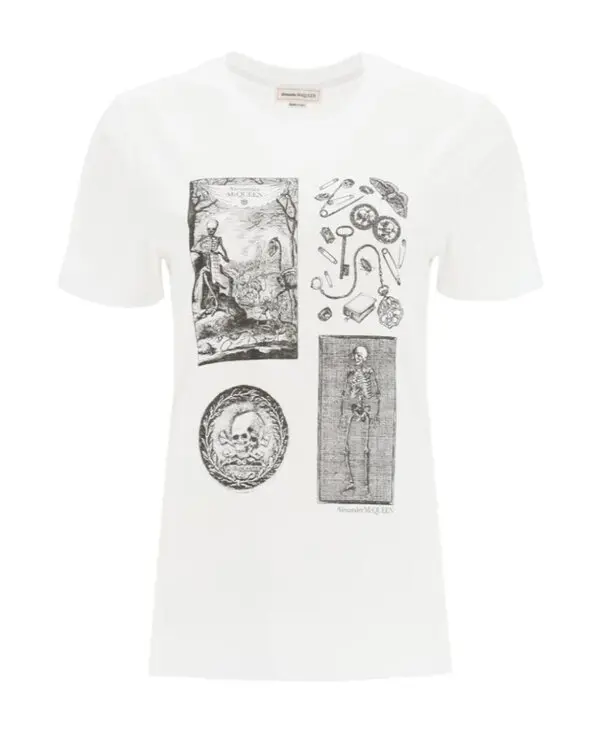 Alexander McQueen Skull Graphic Print T-shirt