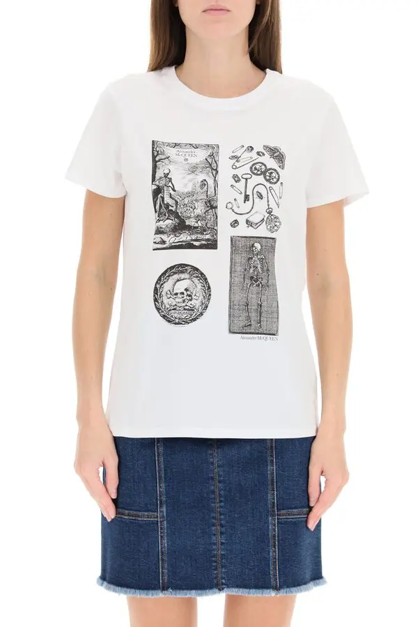 Alexander McQueen Skull Graphic Print T-shirt