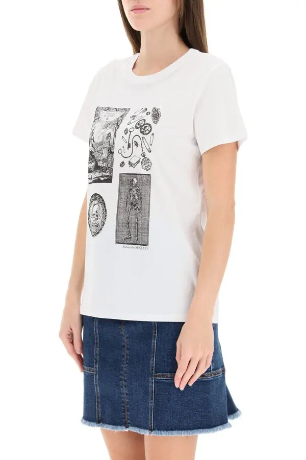 Alexander McQueen Skull Graphic Print T-shirt