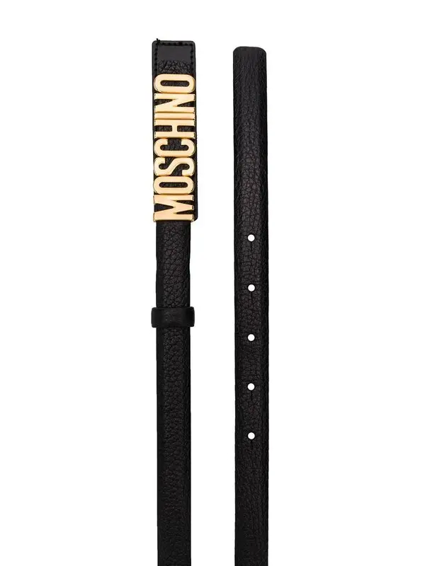 Moschino Plaque Belt