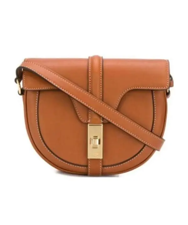 Celine Small Besace 16 Bag In Natural Calfskin - Tan