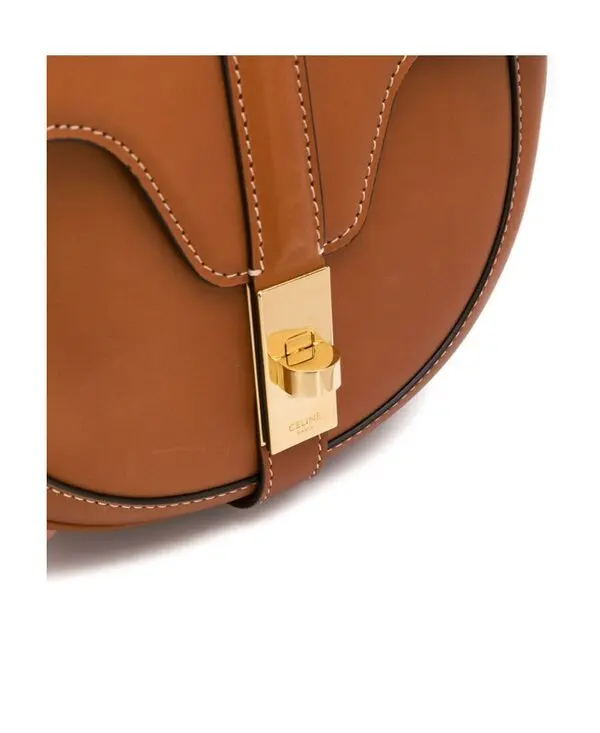 Celine Small Besace 16 Bag In Natural Calfskin - Tan