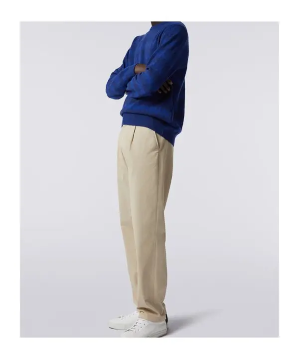 Missoni Logo Embroidered Mid-rise Pleated Chinos