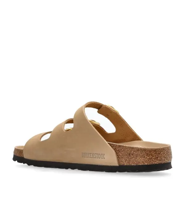 BIRKENSTOCK Florida Slip-on Sandals With Buckle Detail - Brown