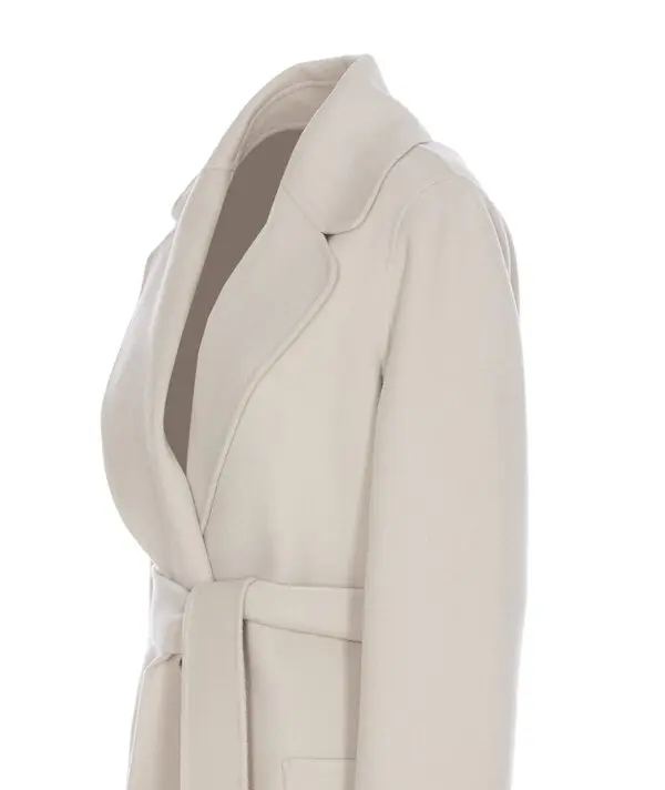 Max Mara Paolore Belted Long-sleeved Coat - No
