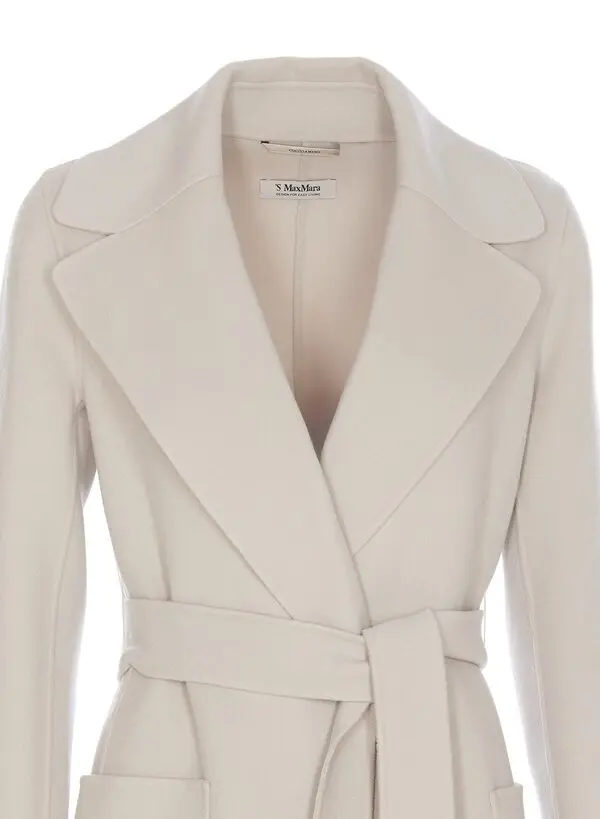 Max Mara Paolore Belted Long-sleeved Coat - No