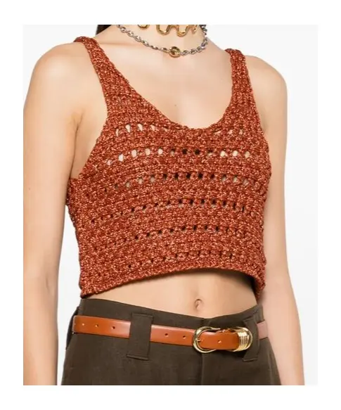Alanui Cropped Hollow Vest