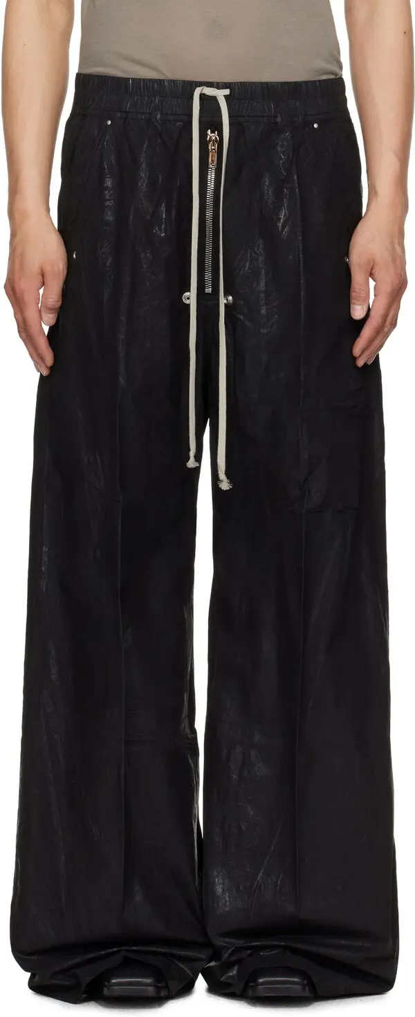 Rick Owens Geth Belas Trousers - Black