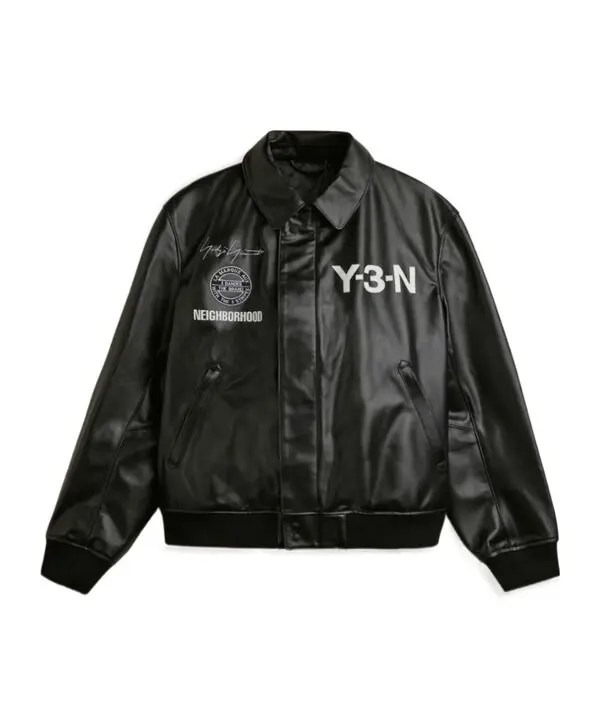 Y3 Logo Print Bomber Jacket
