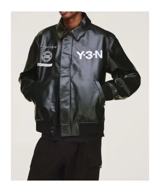 Y3 Logo Print Bomber Jacket