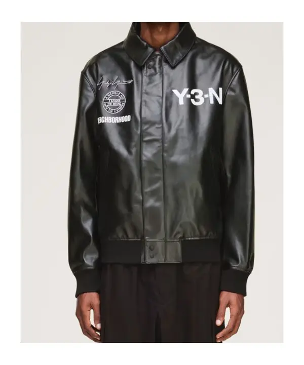 Y3 Logo Print Bomber Jacket