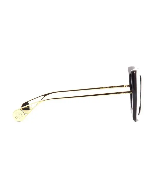Gucci Square Sunglasses With Logo Embellishment