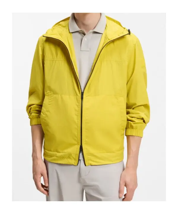 Hugo Boss Zip-up Hooded Raincoat