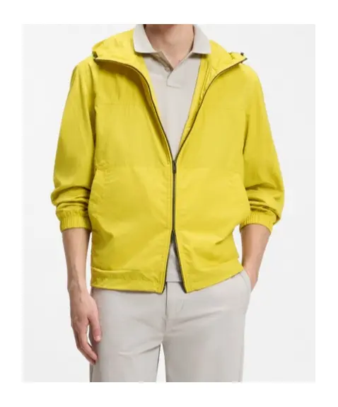 Hugo Boss Zip-up Hooded Raincoat