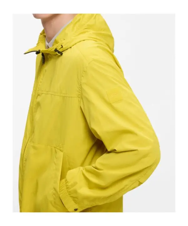 Hugo Boss Zip-up Hooded Raincoat