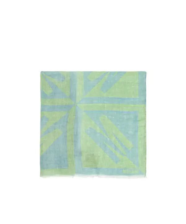 Moschino Printed Scarf - Blue