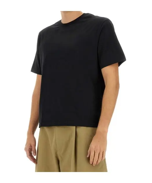 Studio Nicholson Short Sleeved Crewneck T-shirt - Black