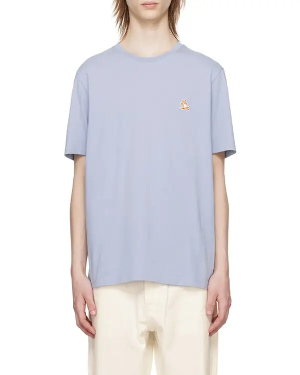 Maison Kitsuné Fox Patch Crewneck T-shirt