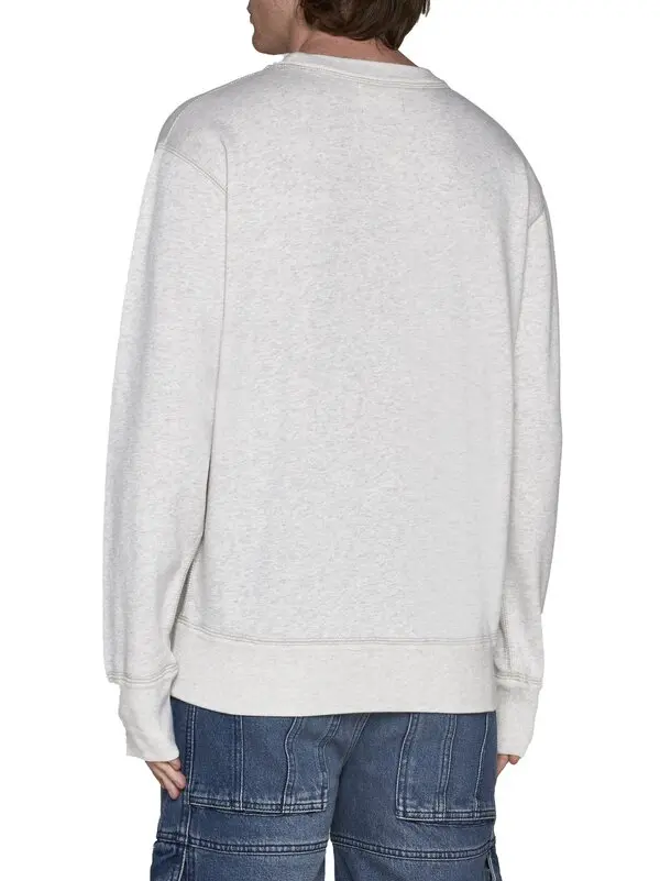 Isabel Marant Étoile Long Sleeve Crewneck Sweatshirt With Logo