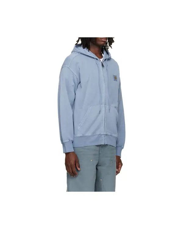 Carhartt Work In Progress Zip Up Hoodie - Soft Blue