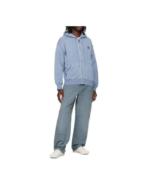 Carhartt Work In Progress Zip Up Hoodie - Soft Blue