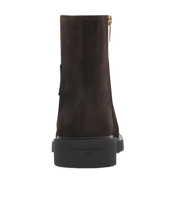 GIANVITO ROSSI Suede Chelsea Boots