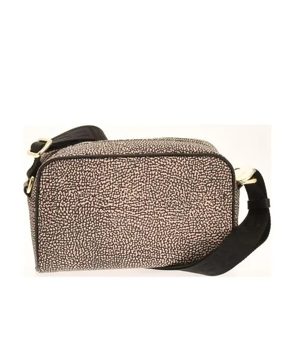 Borbonese Zipped Small Camera Bag - Nude