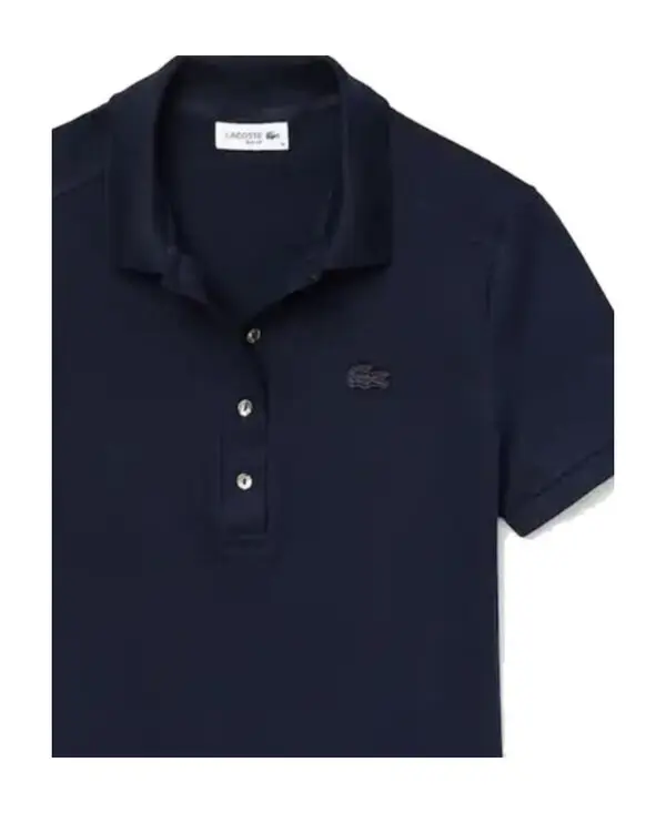 Lacoste L.12.d Slim Fit Stretch Mini Piqué Polo Shirt
