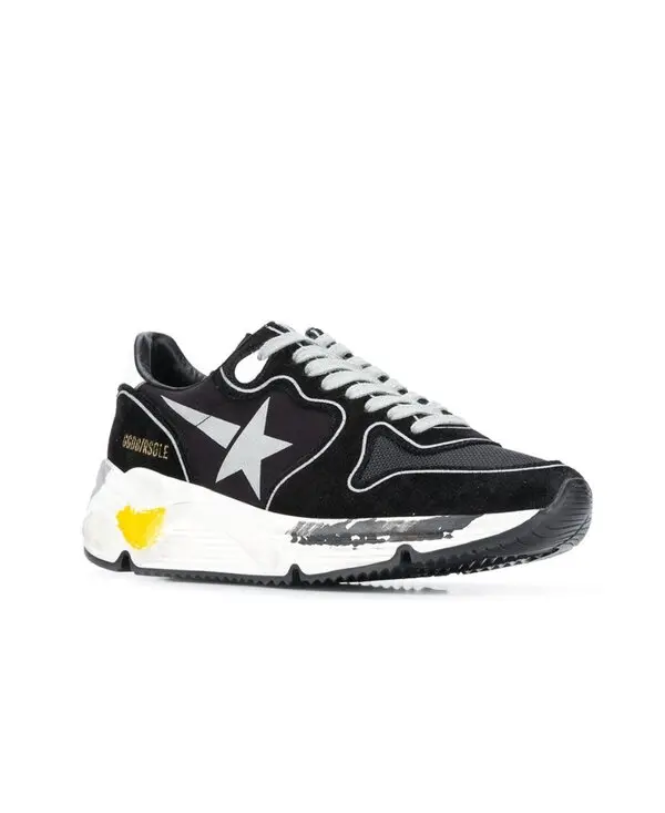 GOLDEN GOOSE Running Sole Low-top Sneakers - Black