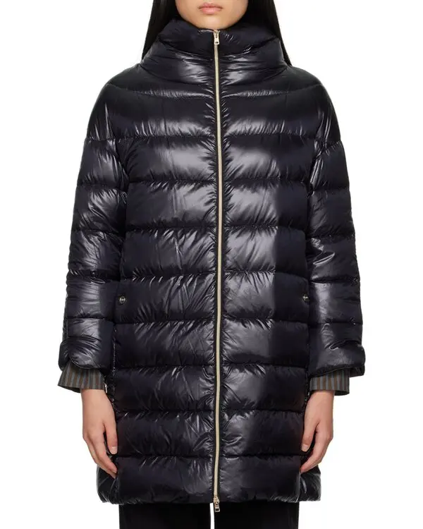 Herno Mid-length Quilted Down Coat