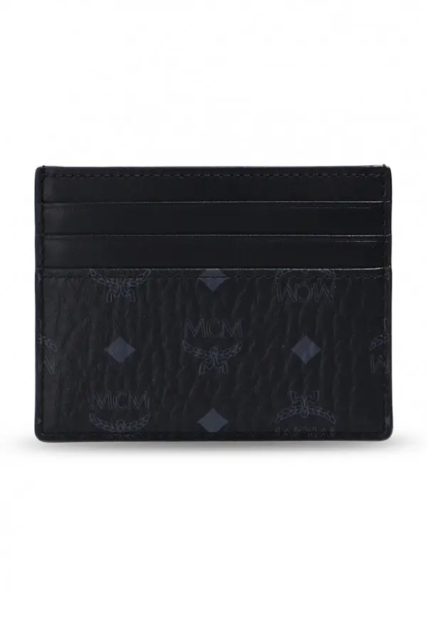 Mcm Logo-print Compact Cardholder