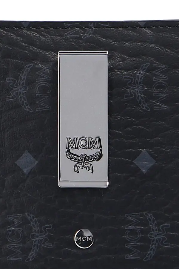 Mcm Logo-print Compact Cardholder
