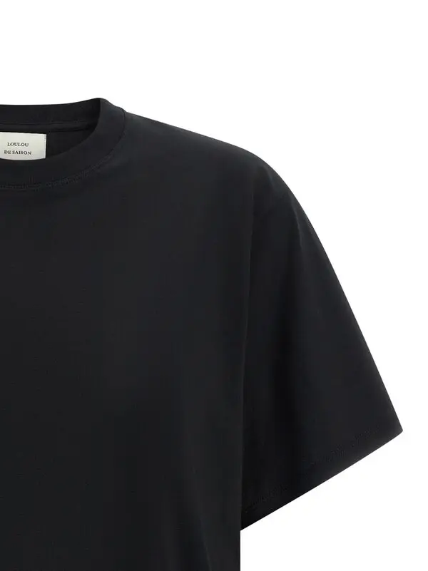 Loulou De Saison Telanto Logo T-shirt - Black