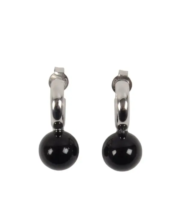 LEMAIRE Polka Dot Hoop Earrings