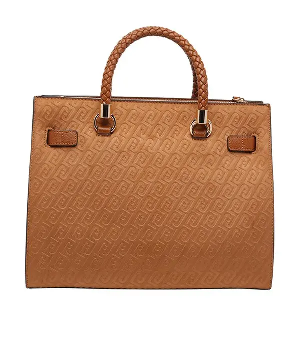Liu Jo Manhattan Braided-handle Tassel Top Handle Bag