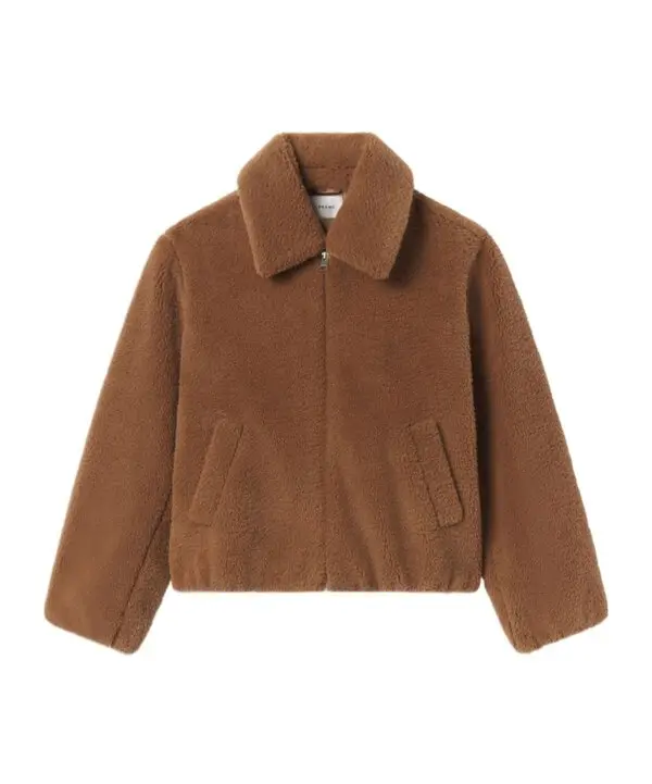 FRAME Long-sleeved Collared Zip-up Jacket