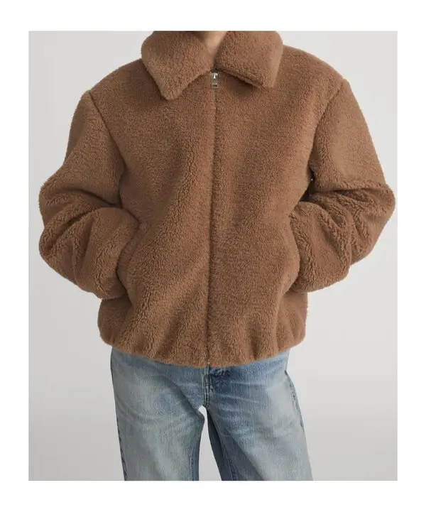 FRAME Long-sleeved Collared Zip-up Jacket