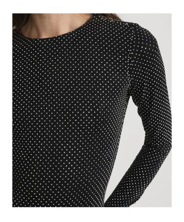 FRAME Embellished Long-sleeved Top