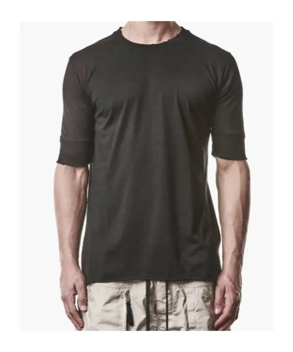 THOM KROM Distressed Crewneck T-shirt