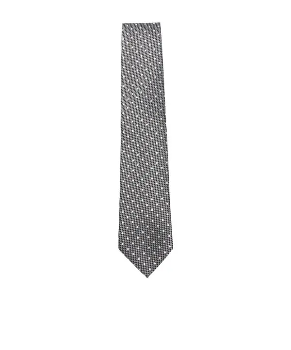 TOM FORD Polka Dot Neck Tie - Gray