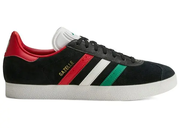 Adidas Gazelle Sneakers - Core Black/cloud White/better Scarelet Red