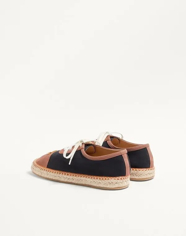 Valentino Garavani Palm Avenue Espadrilles In Canvas