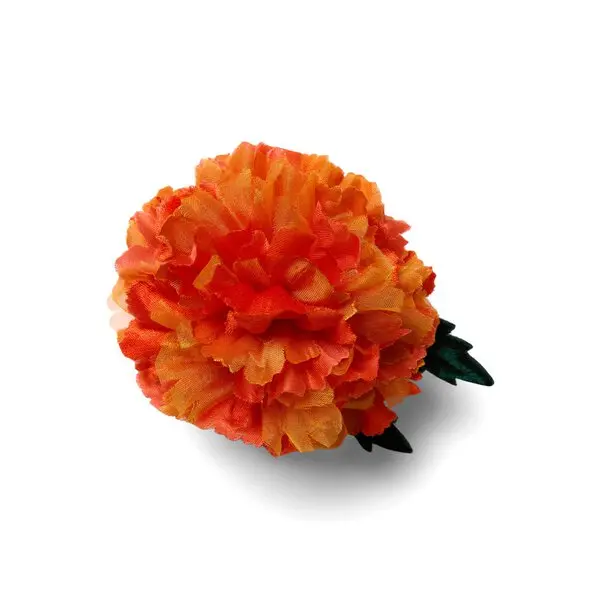 HELENA SIMON The Marigold Floral Brooch - Orange