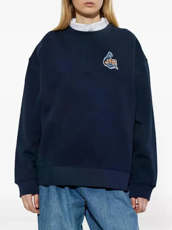 Munthe Embroidered Logo Sweatshirt