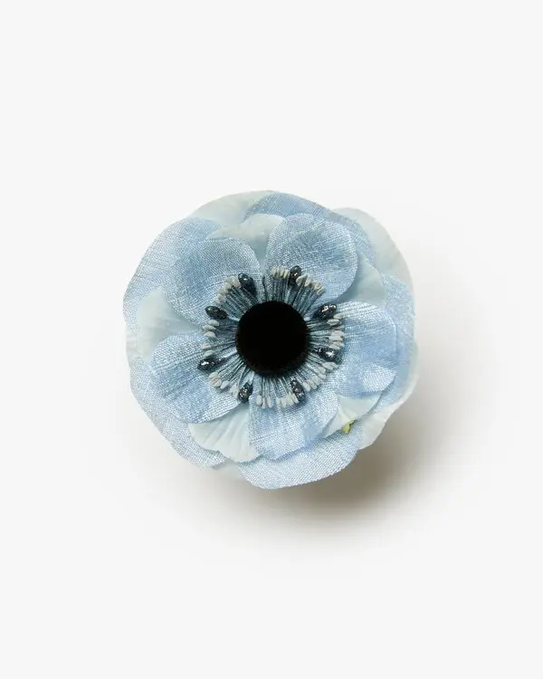HELENA SIMON The Pale Anemone Brooch - Blue