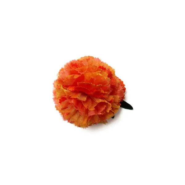 HELENA SIMON Marigold Floral Brooch - Orange
